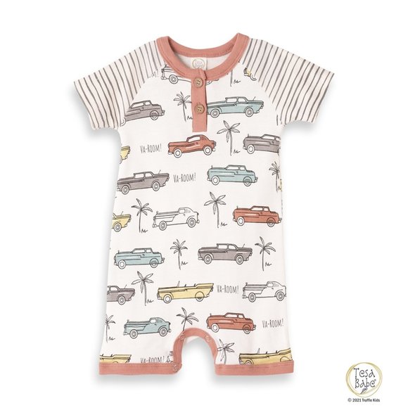 Tesa Babe | Shirts & Tops | Tesa Babe Vintage Car Shortall Nwt | Poshmark